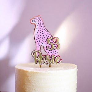 Preppy Cupcake Toppers for Girls, Custom Safari Animal Cupcake Toppers ...