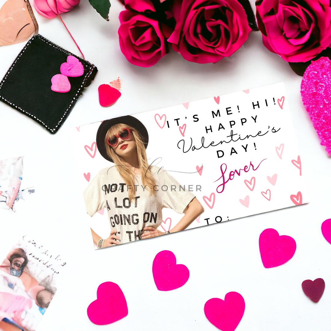 Valentines Cards Era Lover Swifties Classroom Valentines Cards for Kids ...