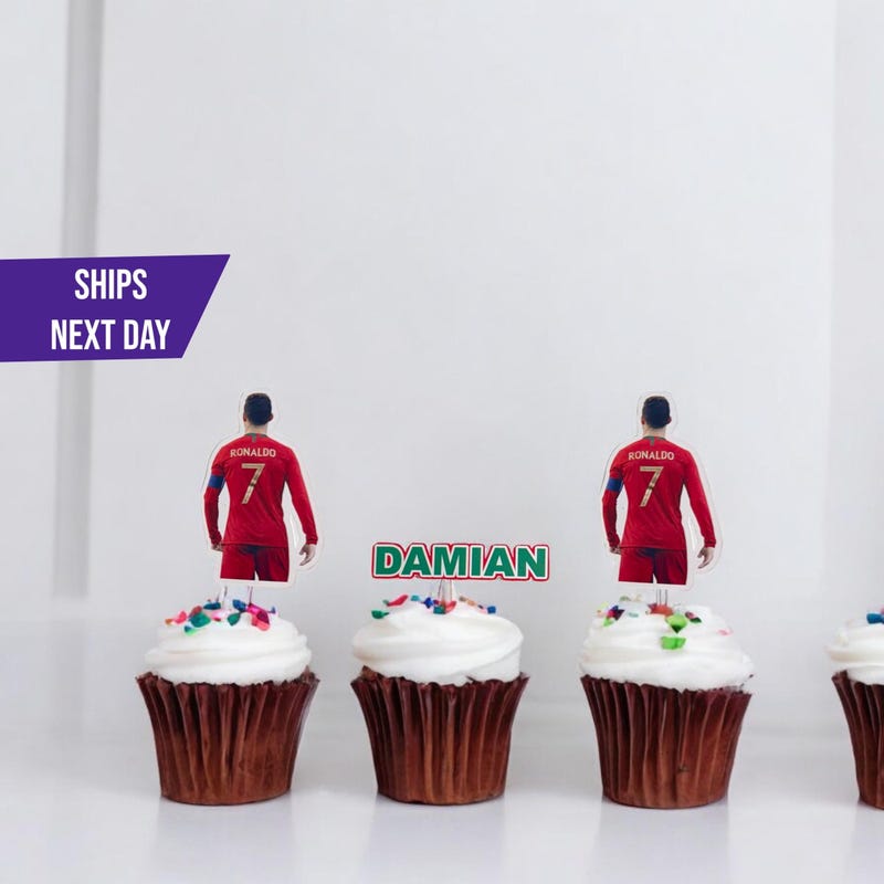 Cristiano Ronaldo Cake Topper - Etsy