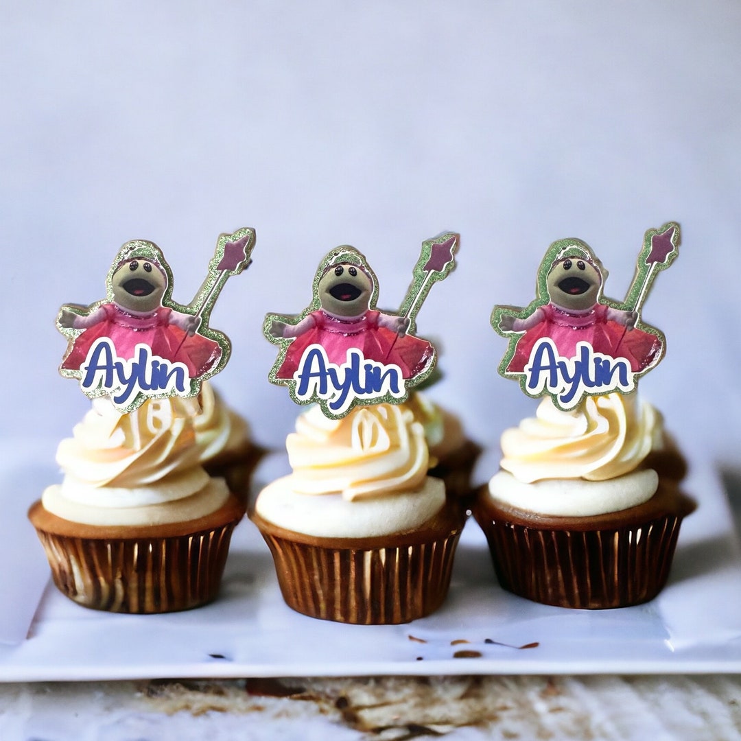 Nanalan Cupcake Topper, Wonderful Girl Cake Topper, Nanalan Birthday ...