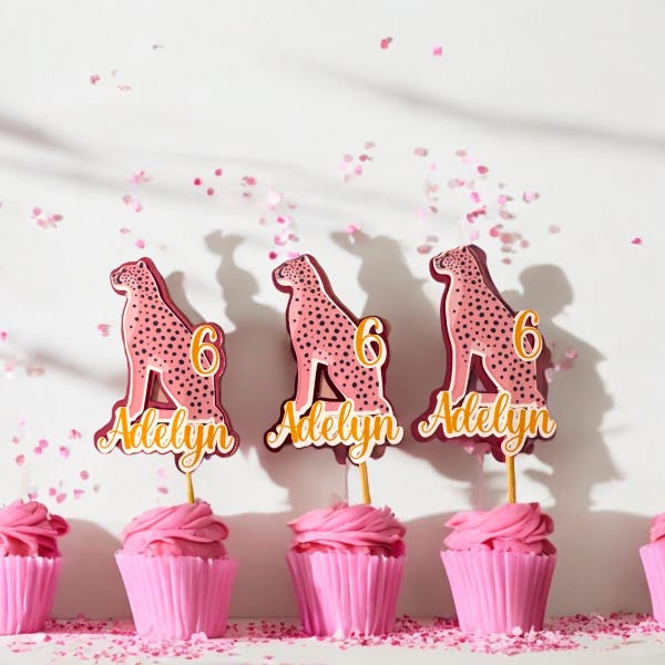 Pink Leopard Party - Etsy