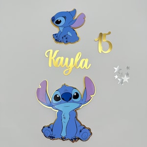 Stitch Cake Toppers, Stitch Birthday Party, Stitch Party Decor ...