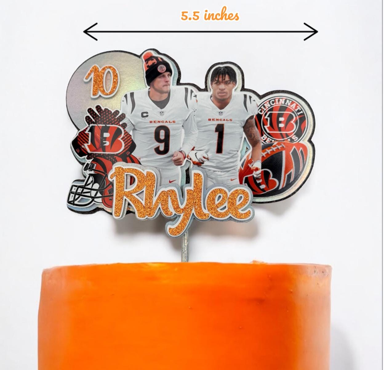 Custom Football Cake Topper: Personalized Team & Player Birthday Decor ...