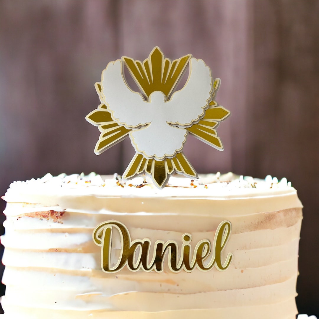 My First Holy Communion Cake Topper, First Holy Communion Decor Party ...