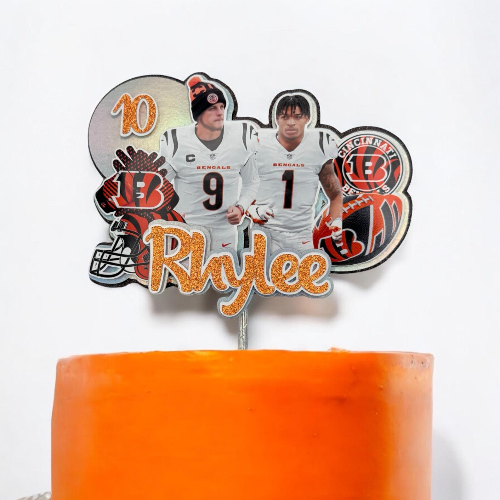 Custom Football Cake Topper: Personalized Team & Player Birthday Decor ...