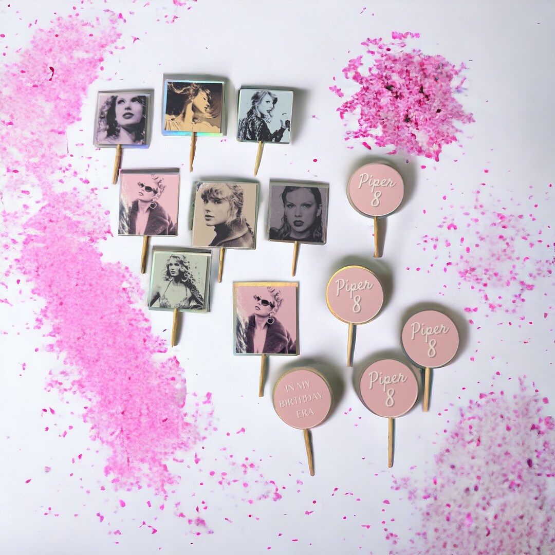 Inspired by T Swift Cupcake Topper, Taylor Cupcaketopper, Singer ...