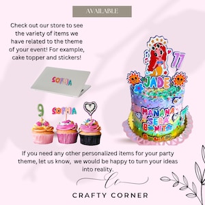 Customized Evil Eye Cake Topper, Evil Eye Birthday Cake Decoration ...