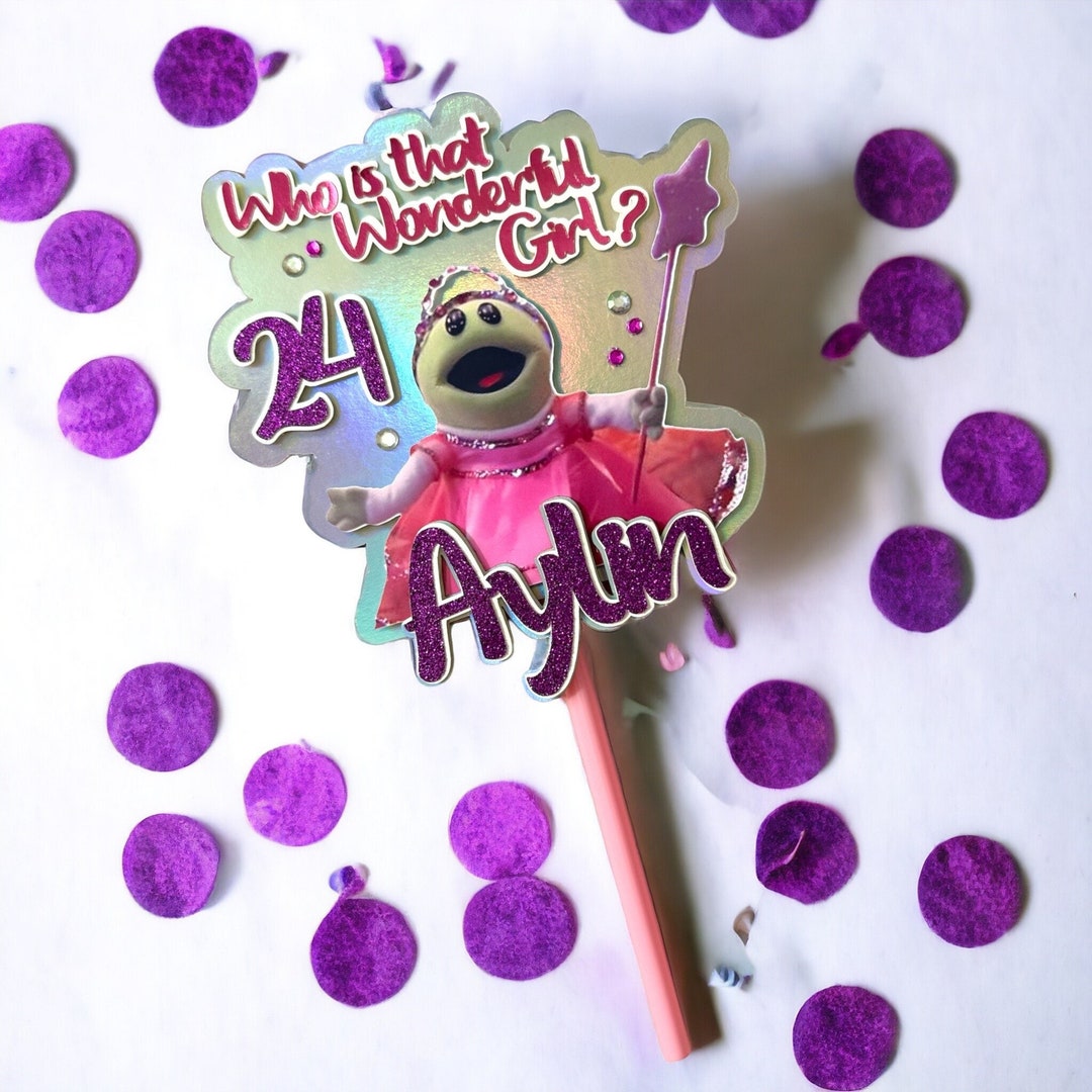 Nanalan Cake Topper, Wonderful Girl Cake Topper, Nanalan Birthday Party ...