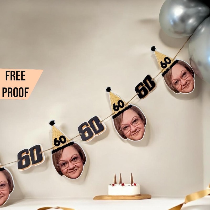 Birthday String Faces - Etsy