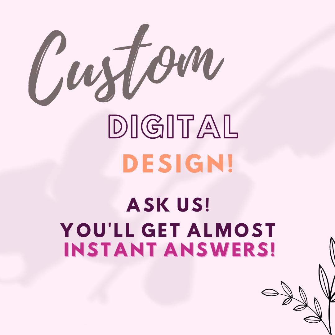 Custom Digital Design - Etsy