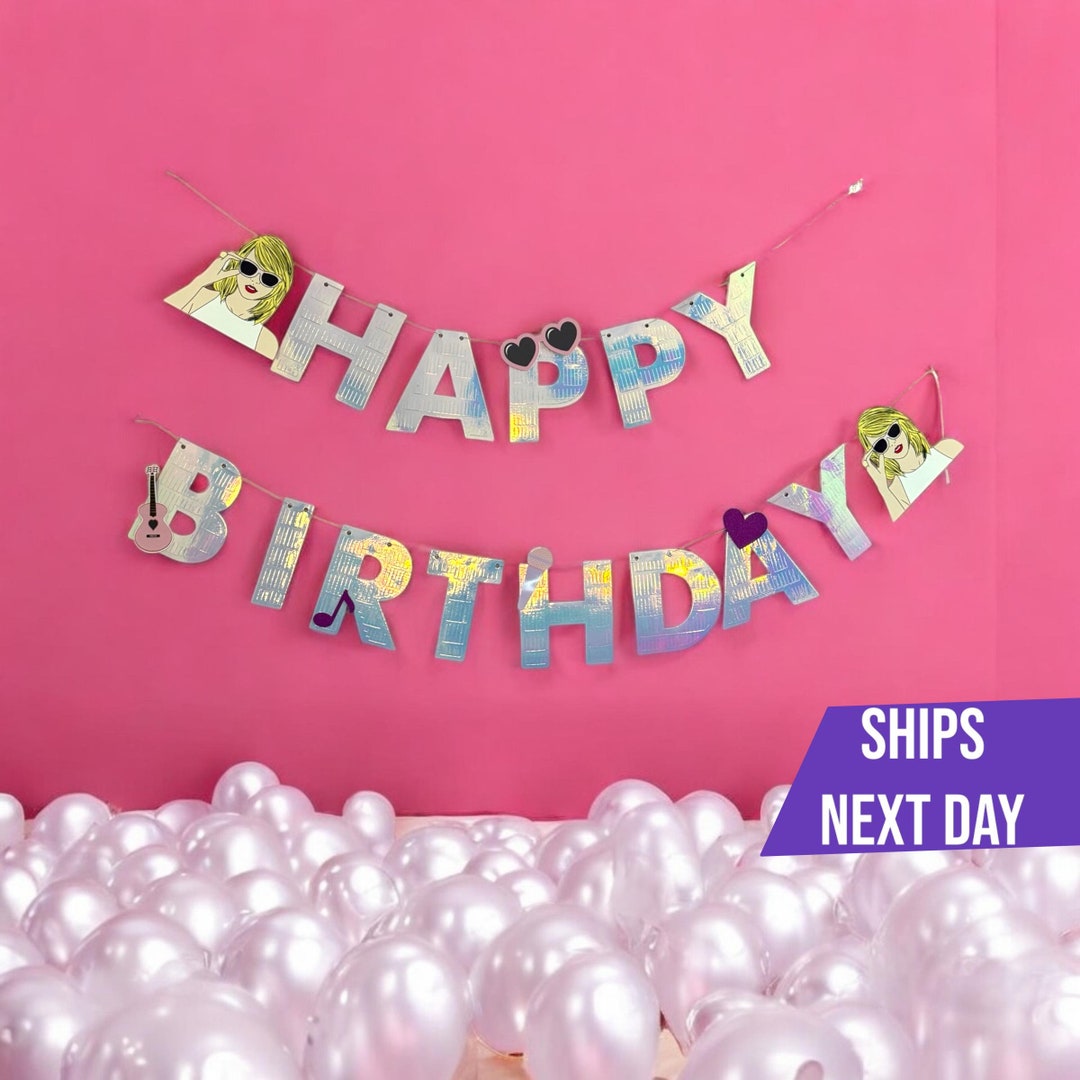 Custom Singer Birthday Banner, Any Singer or Celebrity Party, Happy ...