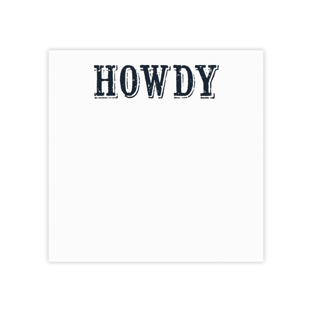 Western Howdy Post-it® Note Pads - Etsy