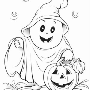 250+ Kids Halloween Coloring Pages - Bold & Easy Toddler Busy Book ...