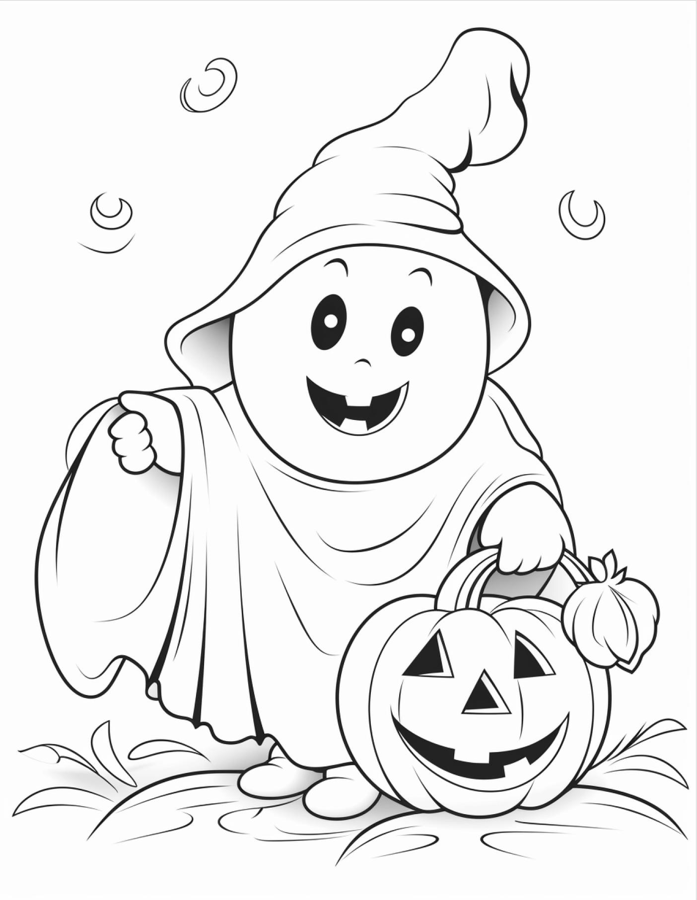 250+ Kids Halloween Coloring Pages - Bold & Easy Toddler Busy Book ...