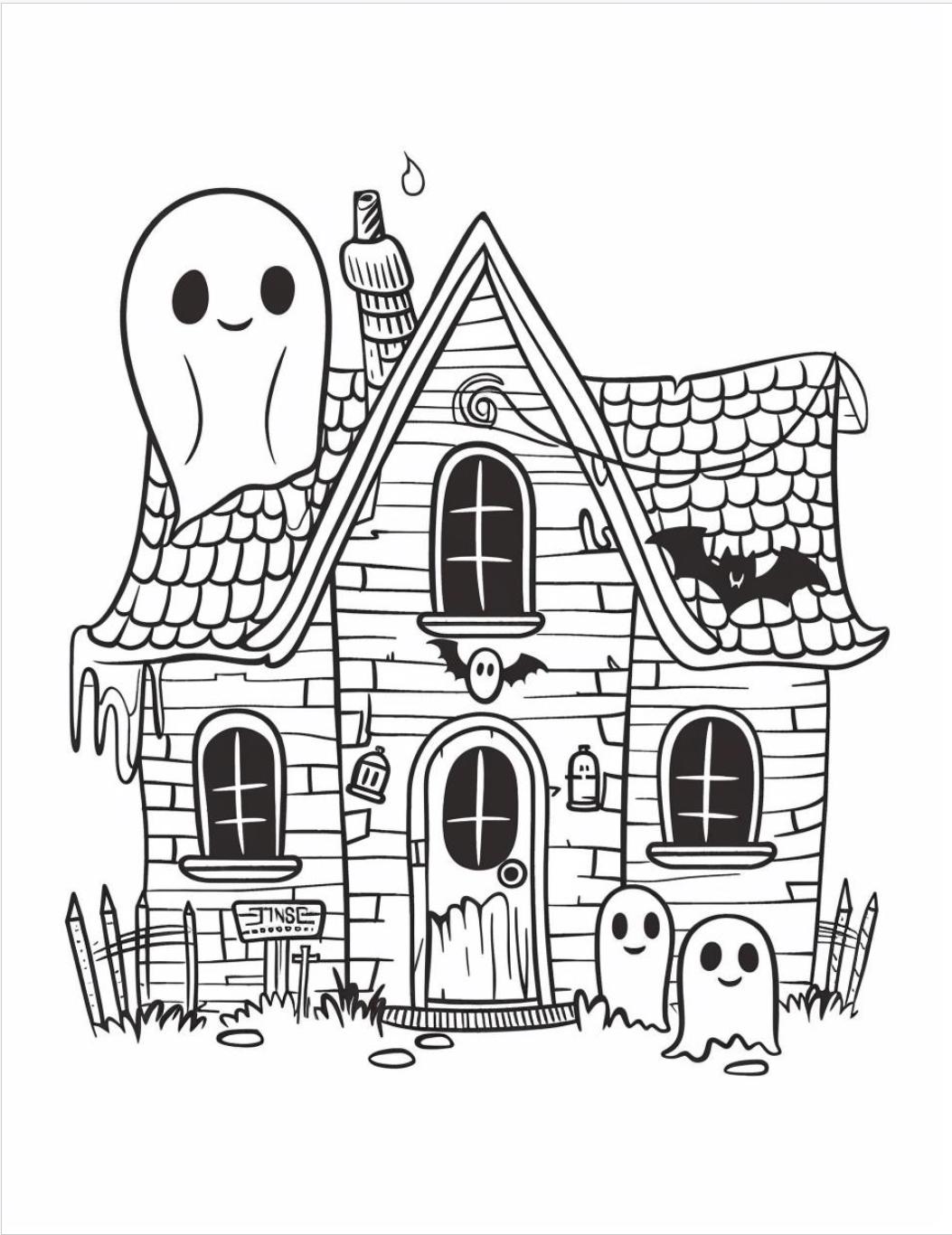 250+ Kids Halloween Coloring Pages - Bold & Easy Toddler Busy Book ...