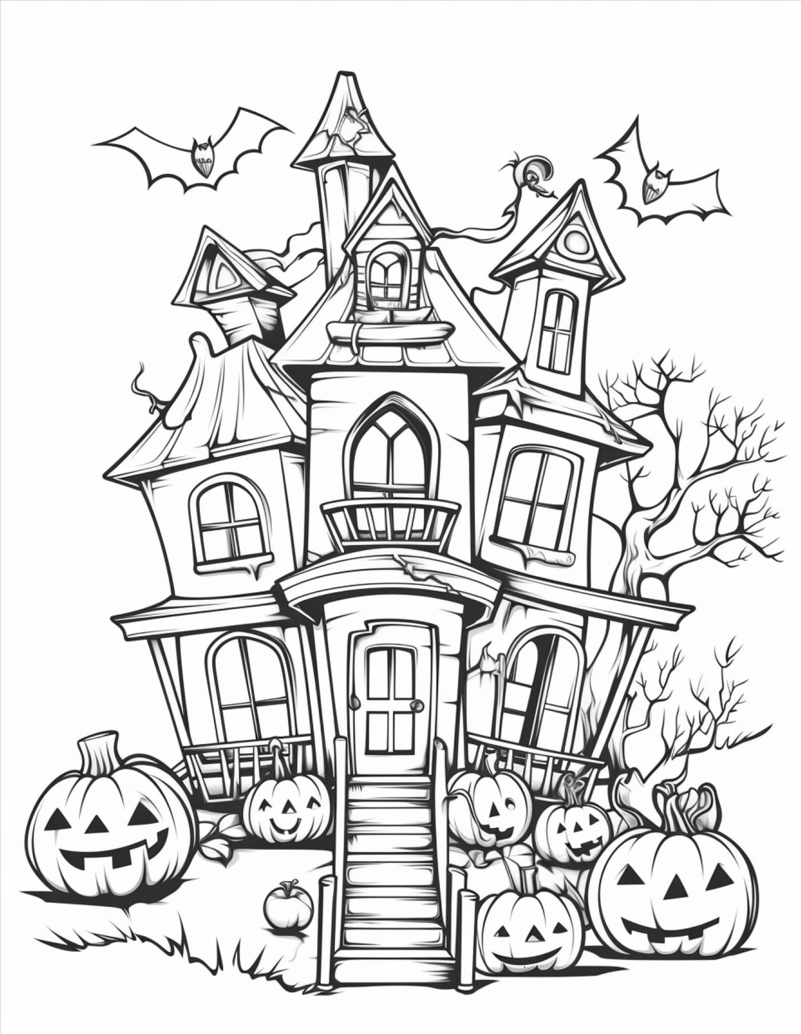 250+ Kids Halloween Coloring Pages - Bold & Easy Toddler Busy Book ...