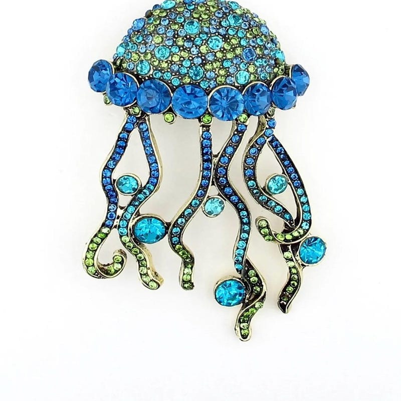 Octopus Brooch - Etsy