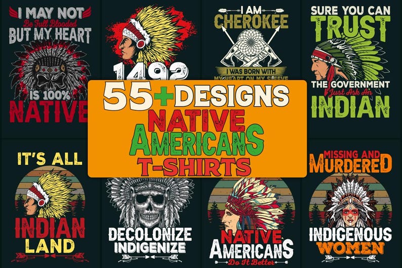 Native American SVG Mega Bundle | 200+ Designs | Feather Headdress ...