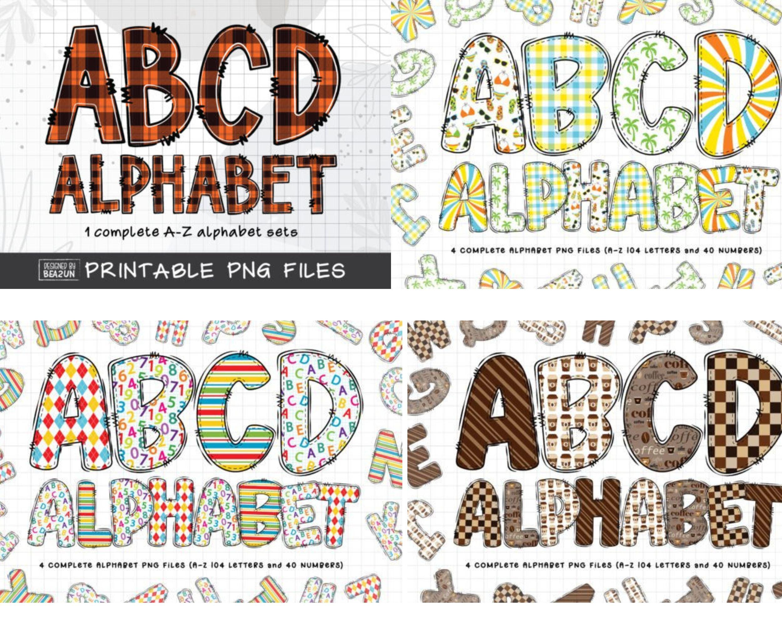 Alphabet Letters Mega Bundle | 415 Sets AND 45K + Letters | Doodle ...