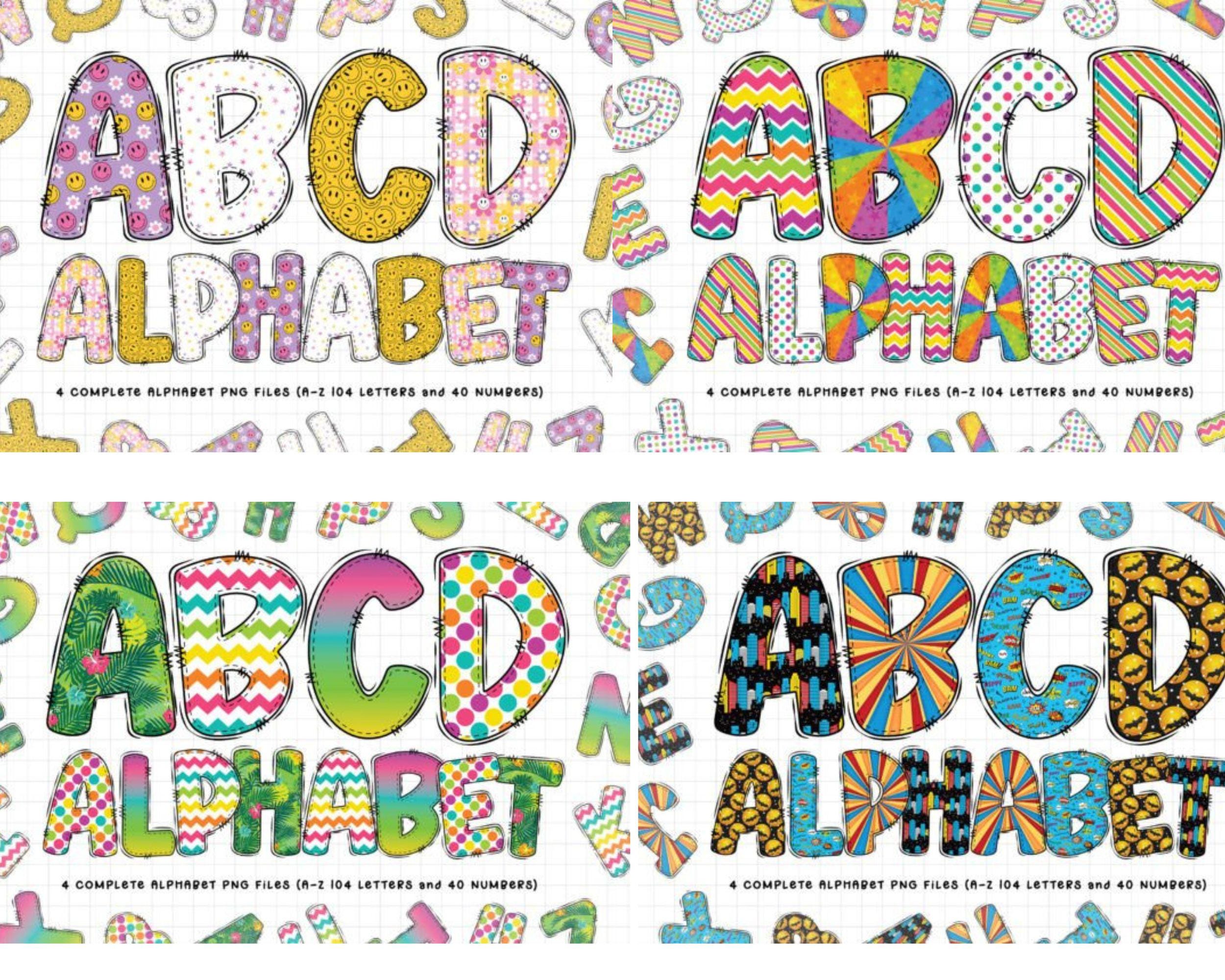 Alphabet Letters Mega Bundle | 415 Sets AND 45K + Letters | Doodle ...