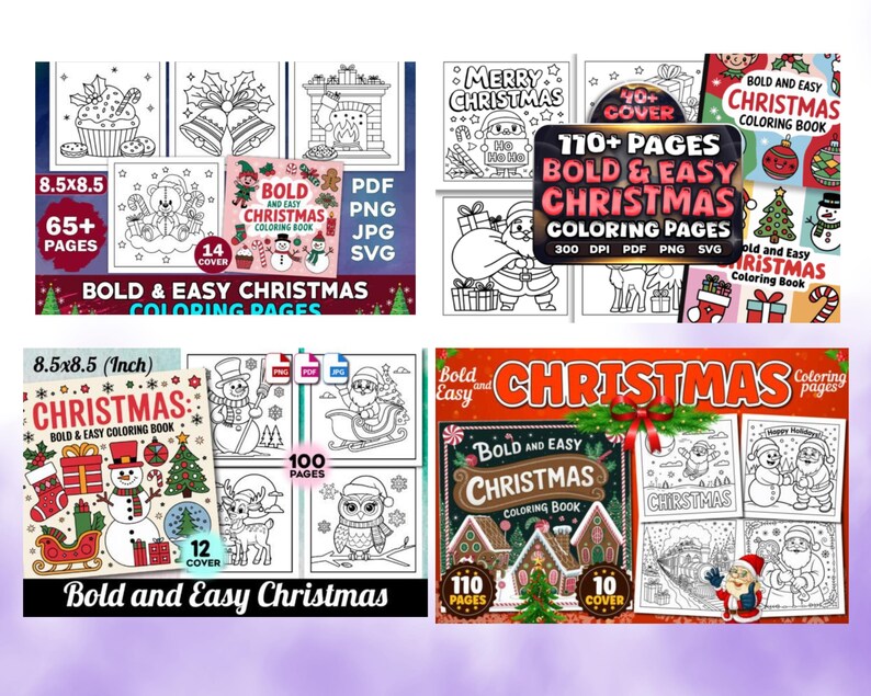 The Ultimate Christmas Bundle | Printables, Coloring Pages, 10K+ Svgs ...