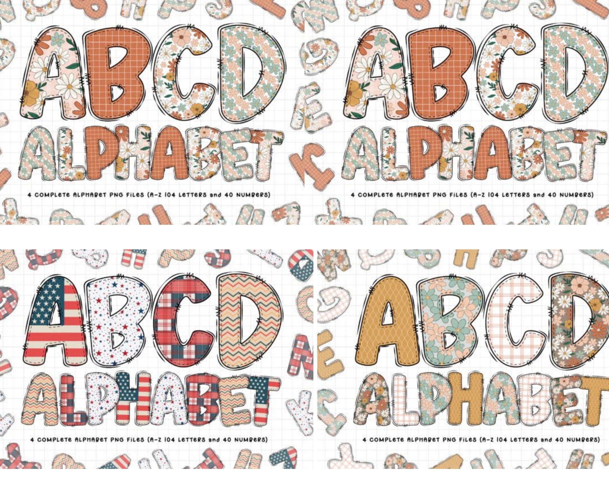 Alphabet Letters Mega Bundle | 415 Sets AND 45K + Letters | Doodle ...