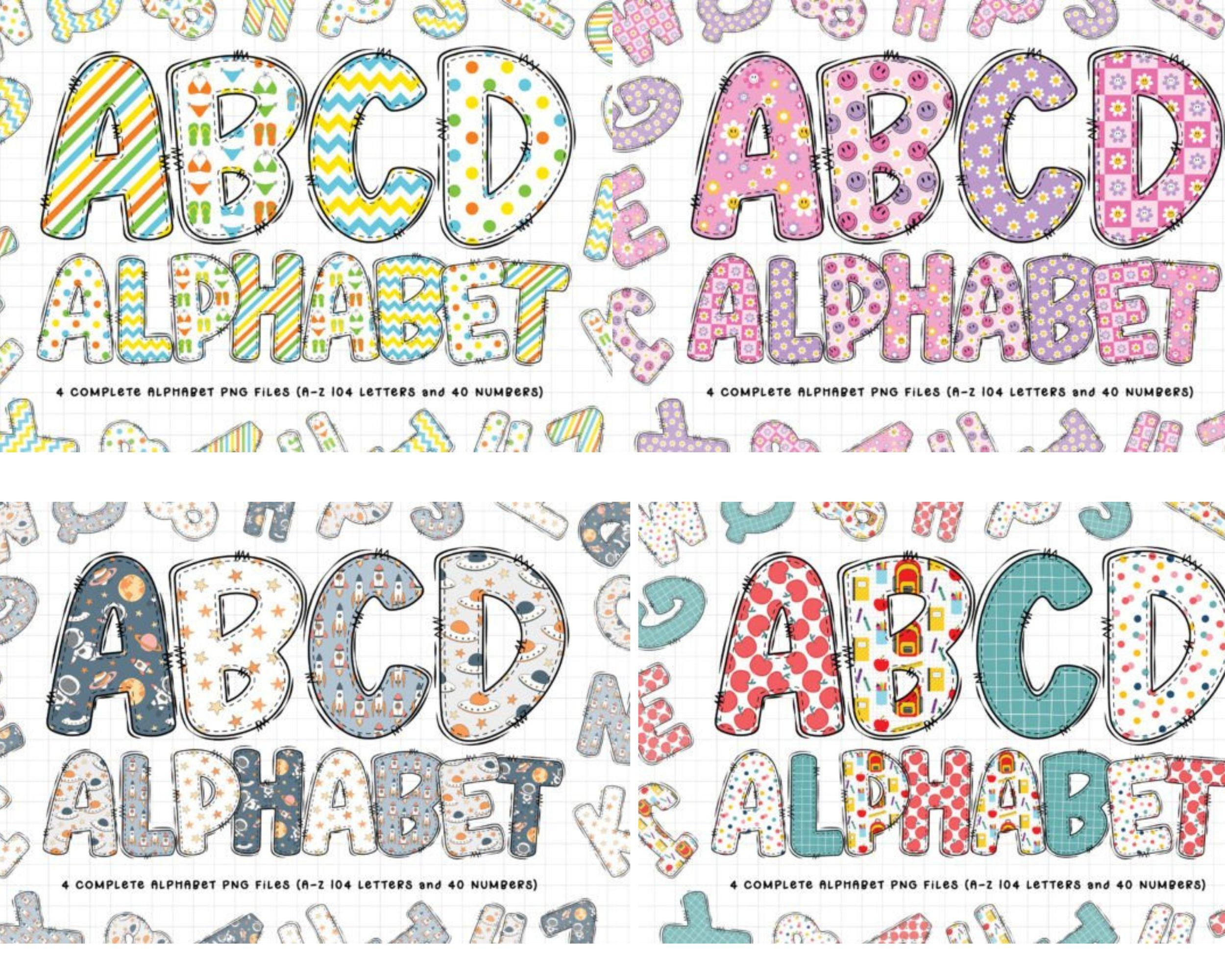 Alphabet Letters Mega Bundle | 415 Sets AND 45K + Letters | Doodle ...