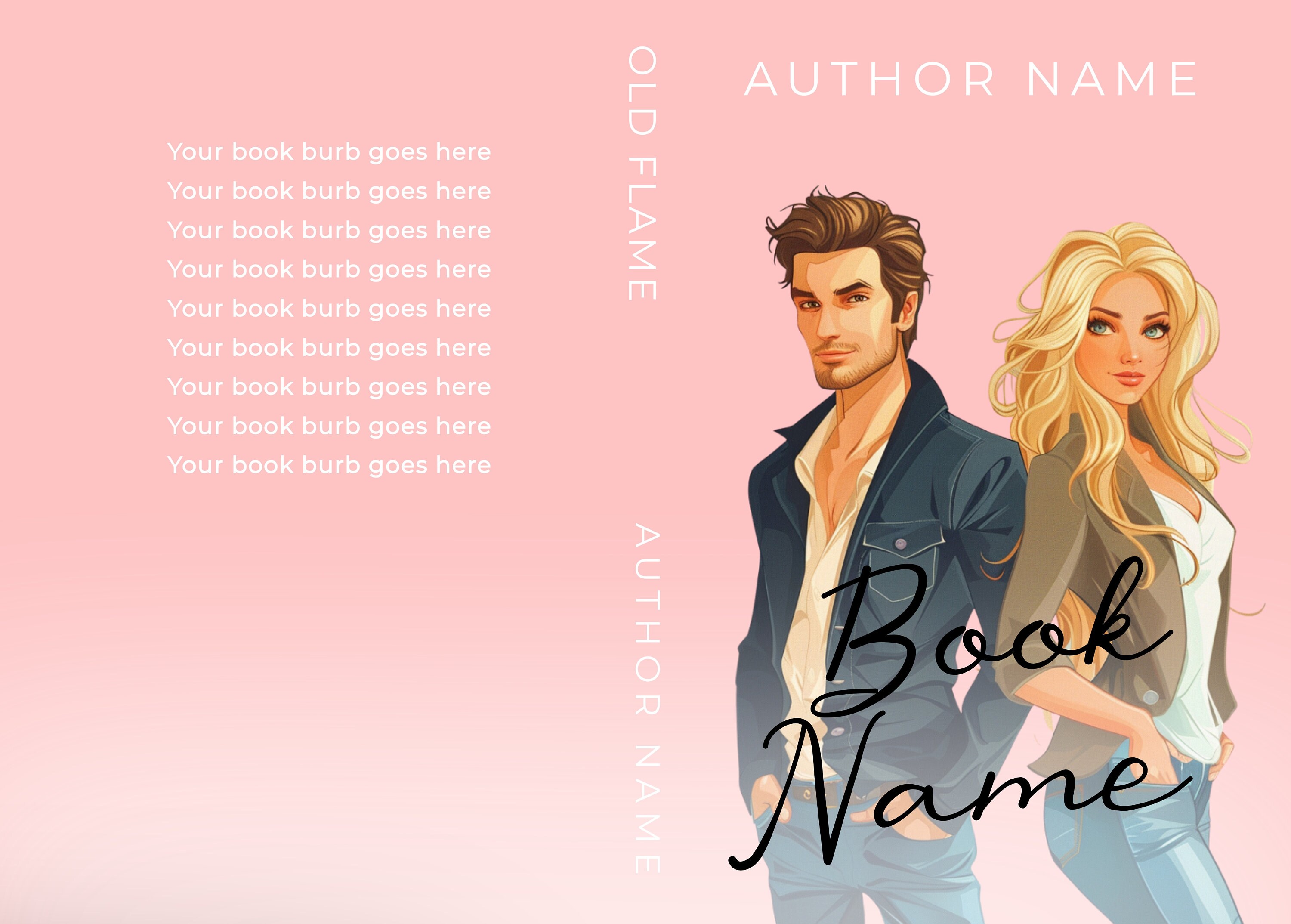 Pre-made Romance Paperback and Ebook Cover, Romcom, Contemporary Romance , Readymade, Self ...