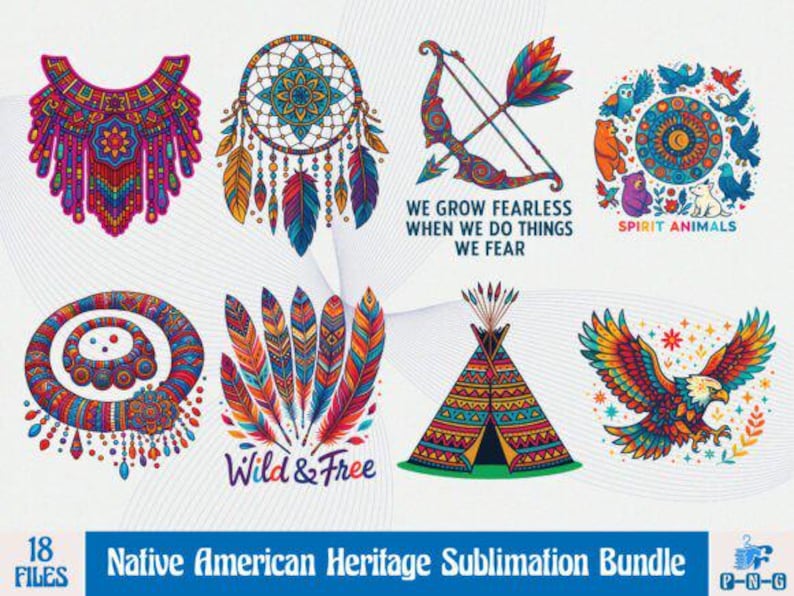 Native American SVG Mega Bundle | 200+ Designs | Feather Headdress ...