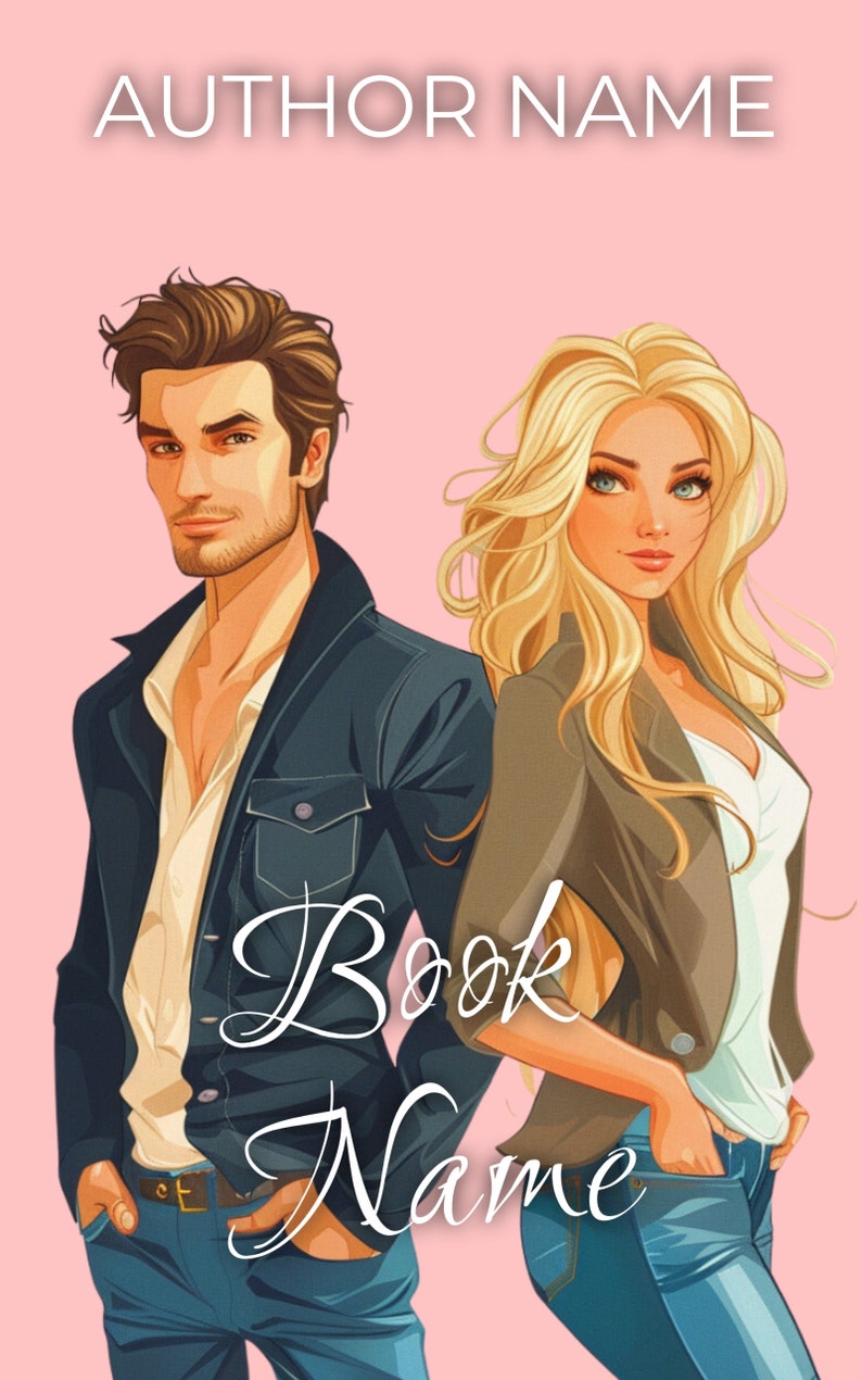 Pre-made Romance Paperback and Ebook Cover, Romcom, Contemporary ...