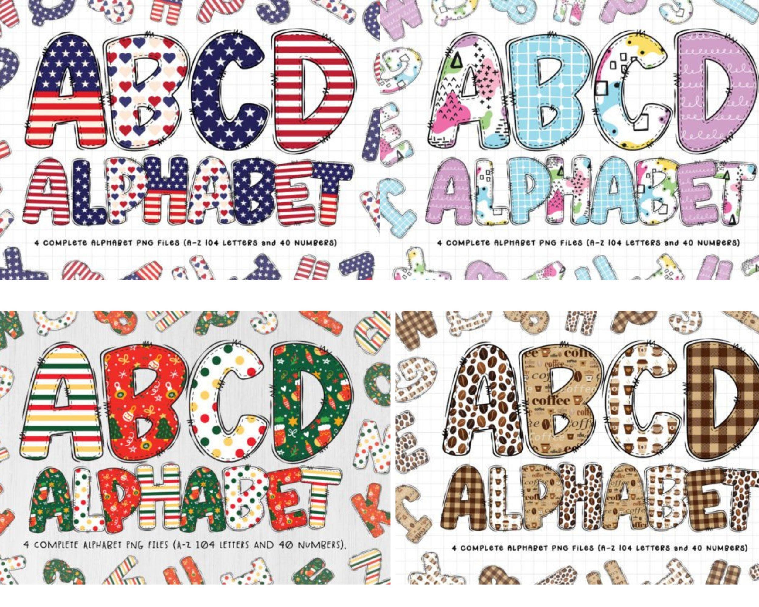 Alphabet Letters Mega Bundle | 415 Sets AND 45K + Letters | Doodle ...