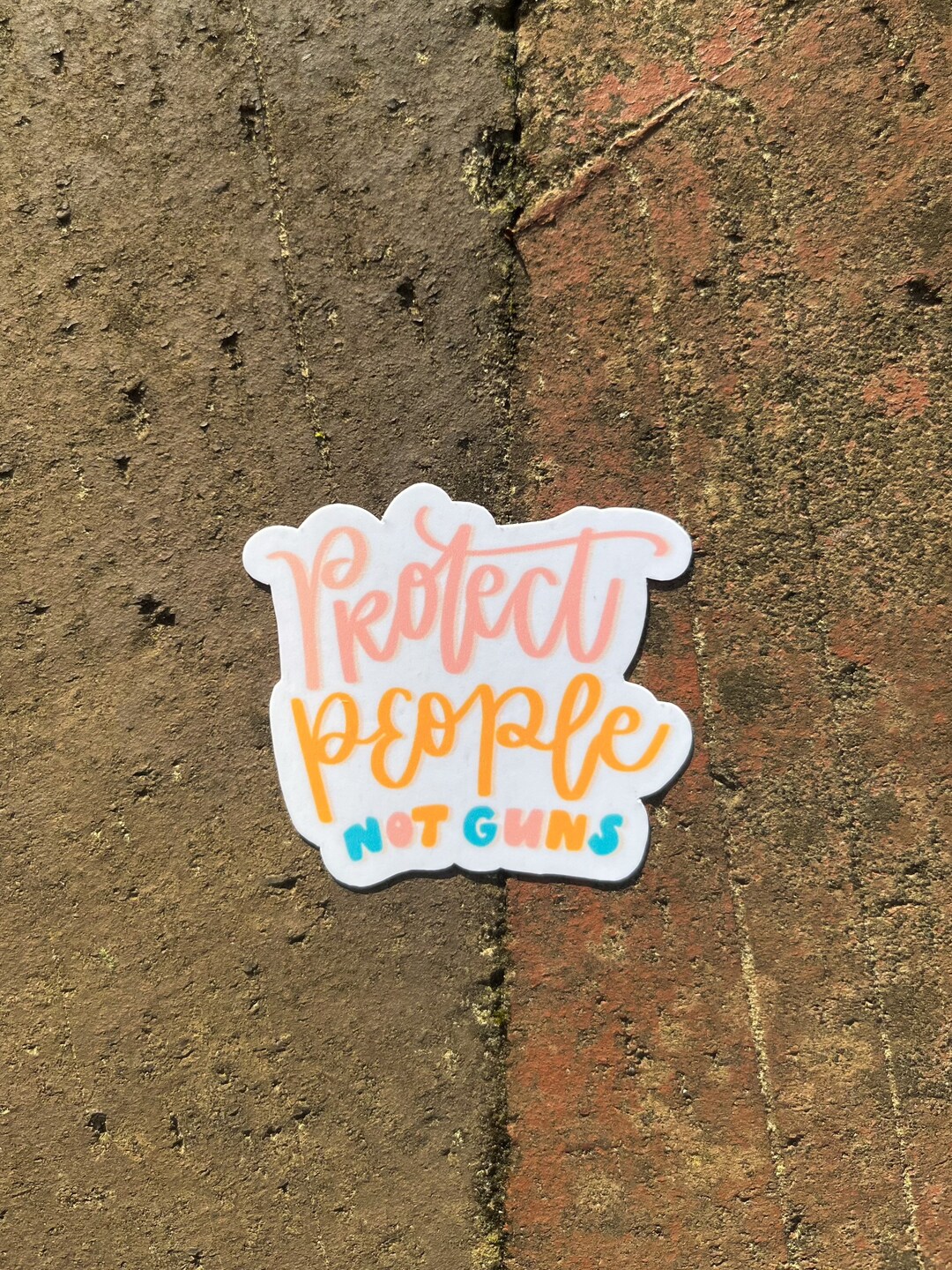 Protect People Not Guns Sticker/ Iconic/ Vinyl/ Weatherproof - Etsy