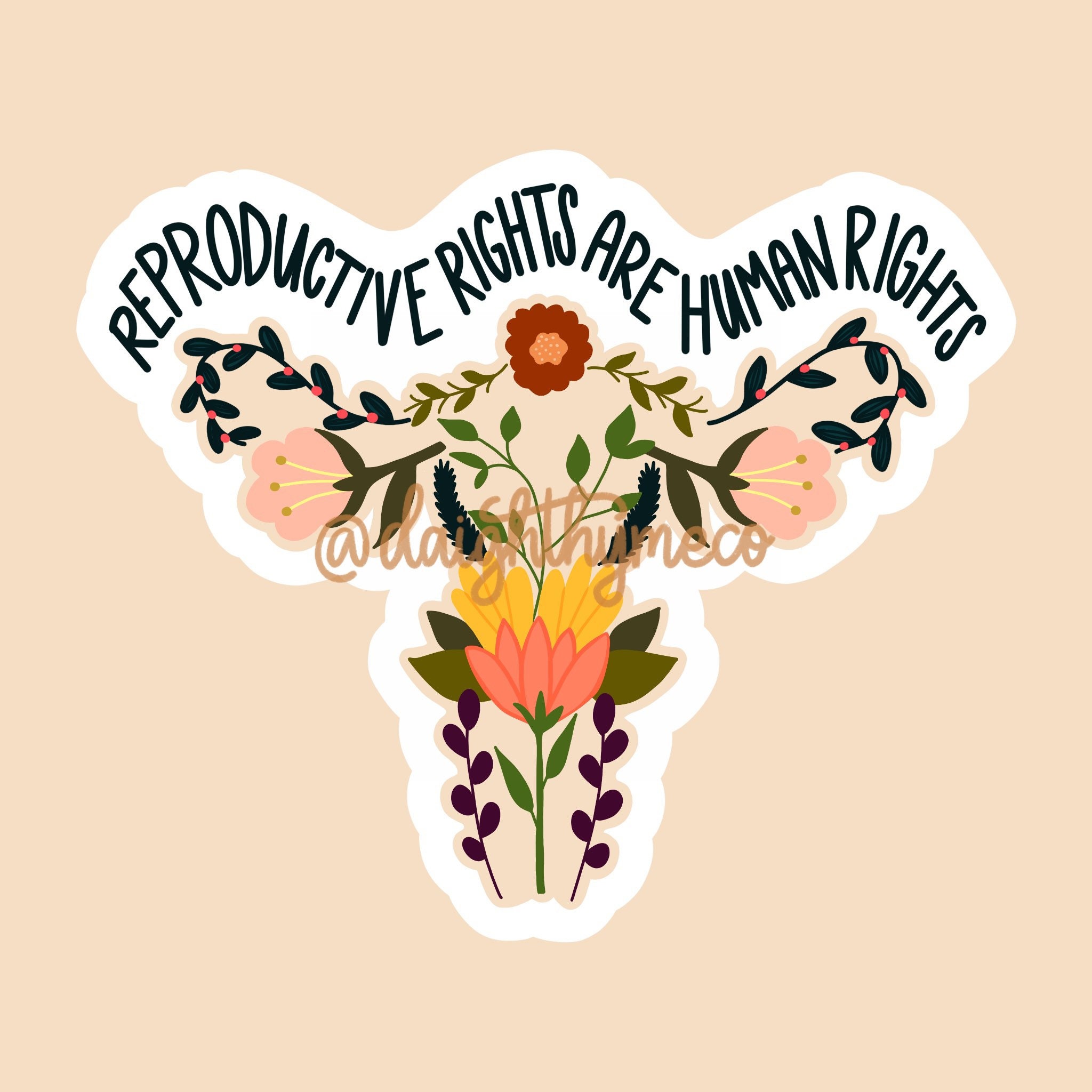 Reproductive Rights Sticker/ Iconic/ Vinyl/ Weatherproof - Etsy