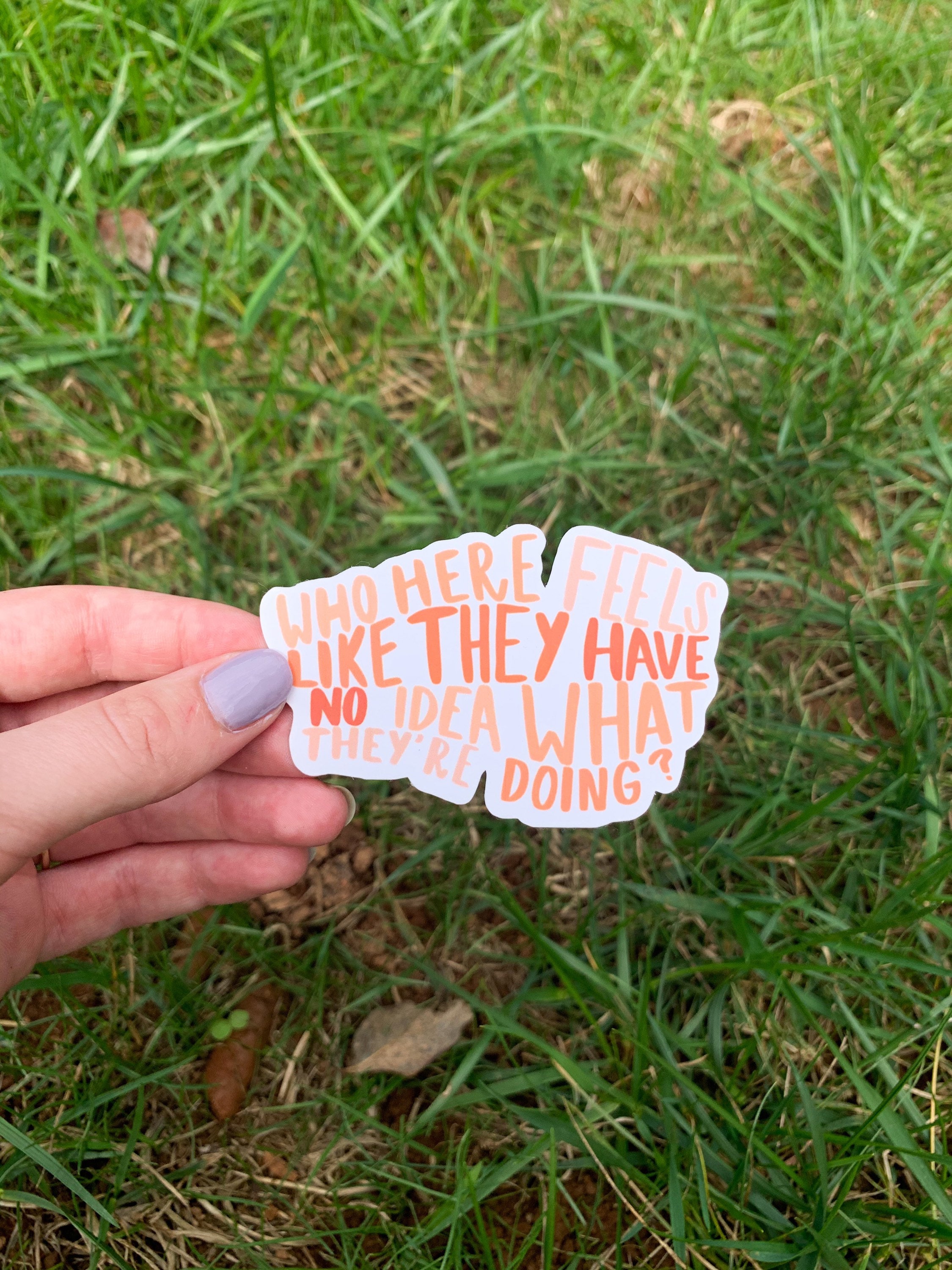 I Have No Idea Whats Going on Sticker/ George Omalley/ - Etsy