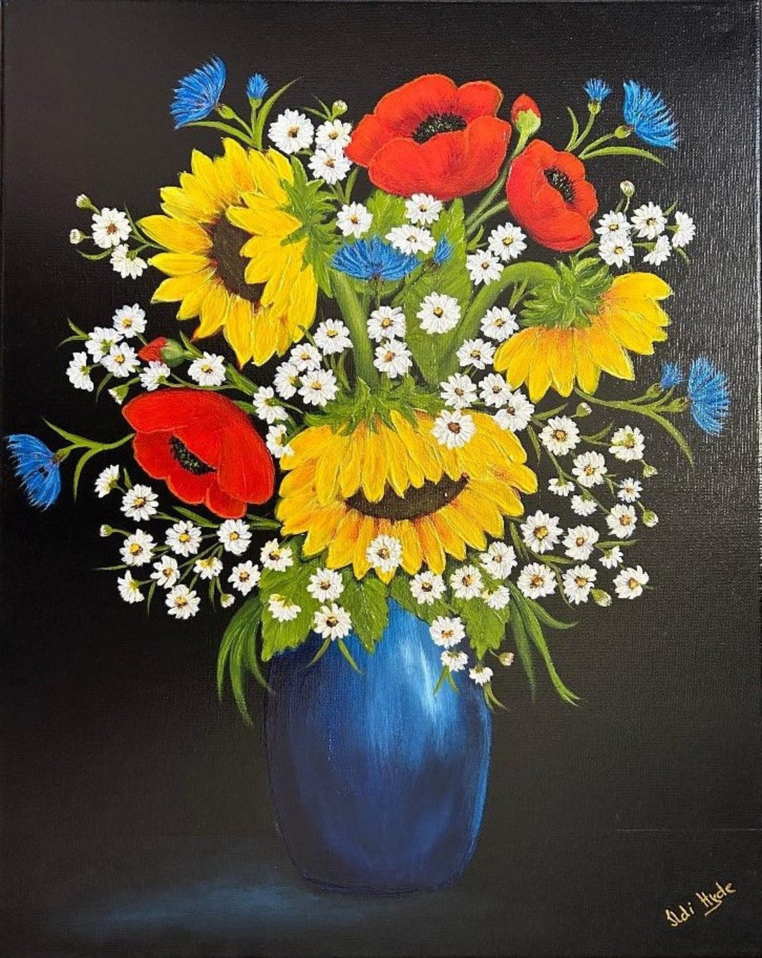 Focused Flowers, Still Life Full of Flowers. Detailed and Arranged - Etsy