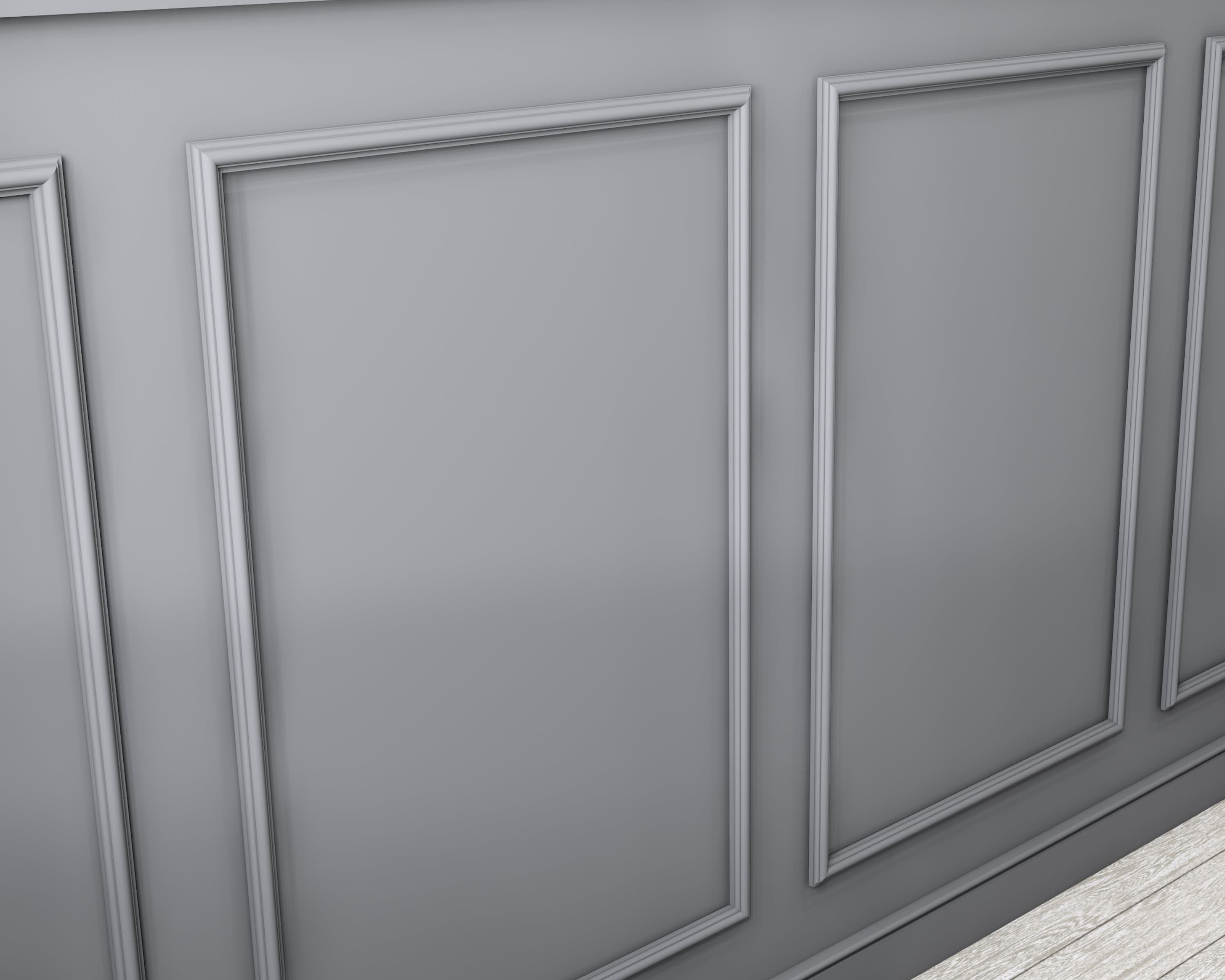 Peel and Stick-kit voor halve muur, lambrisering, zelfklevende ...