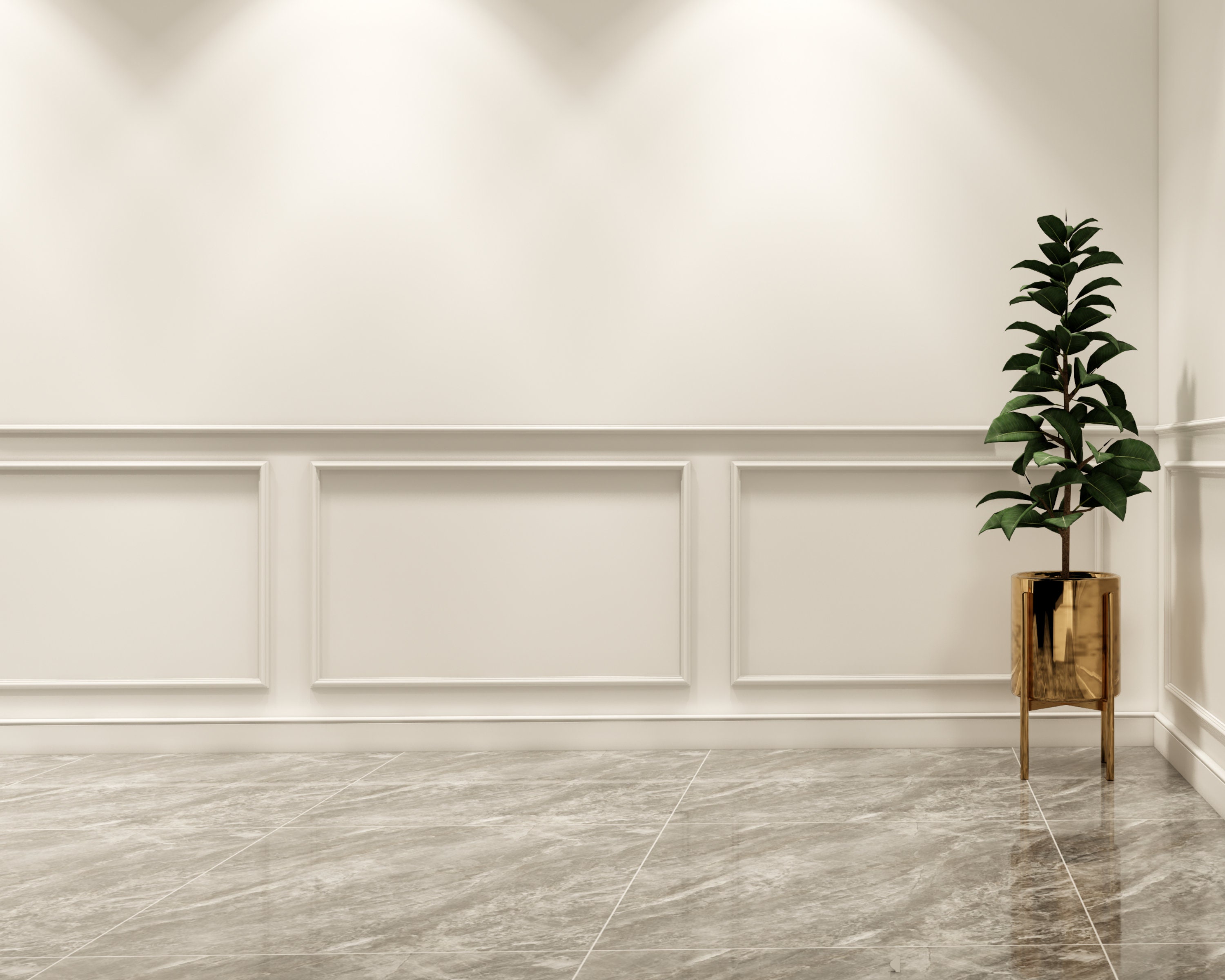 Peel and Stick Half Wall Moulding Kit, Wainscotting Panels, Self ...