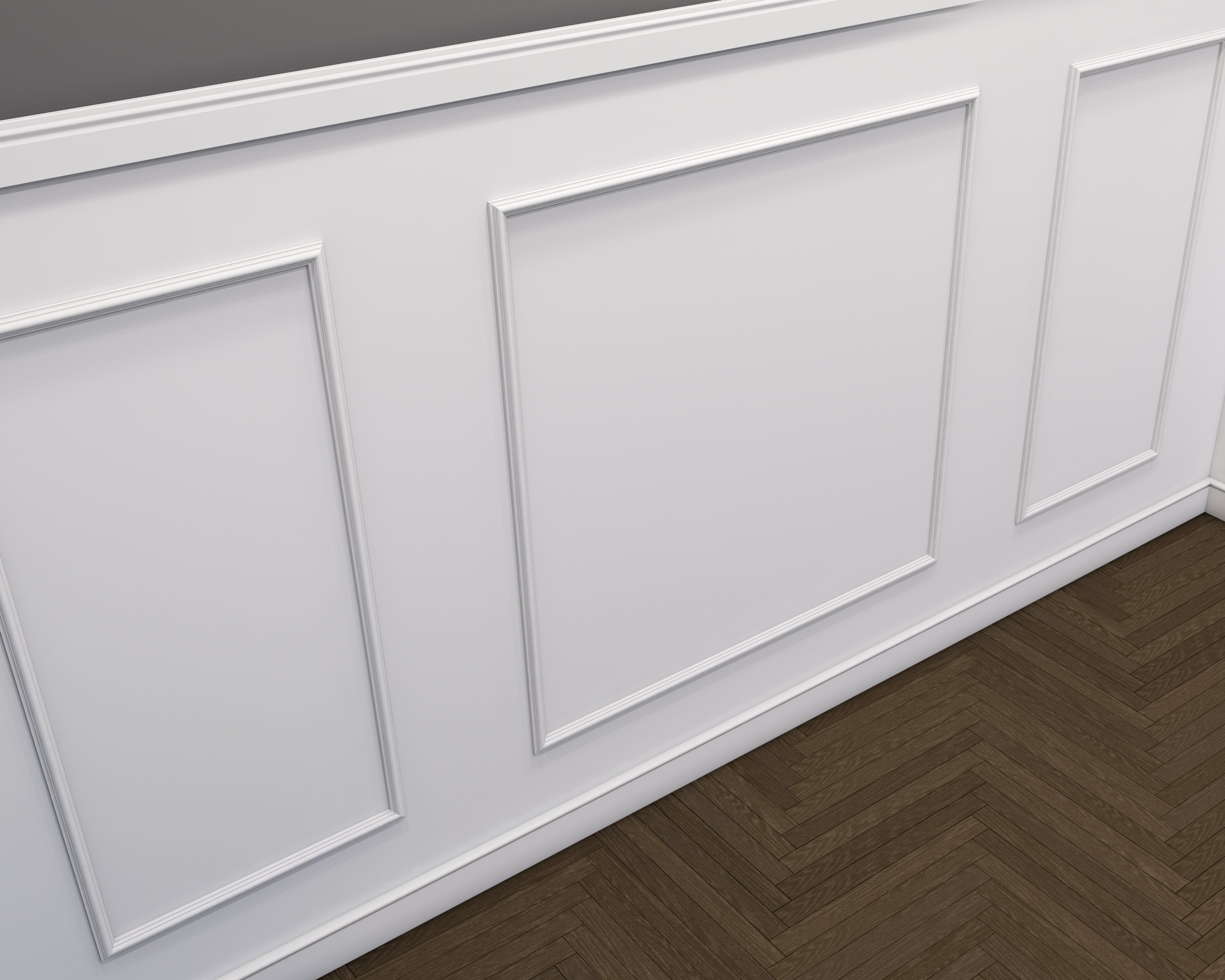 Peel and Stick Wall Moulding Kit, Wainscotting Panels, Self Adhesive ...