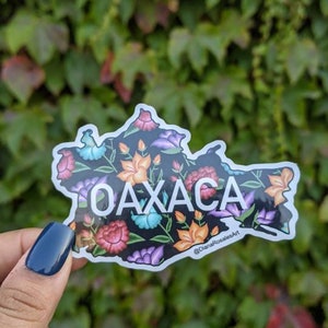 Oaxaca State Sticker | Mexican Florals Sticker | Waterproof Vinyl ...