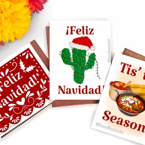 Spanish Xmas Card - Etsy