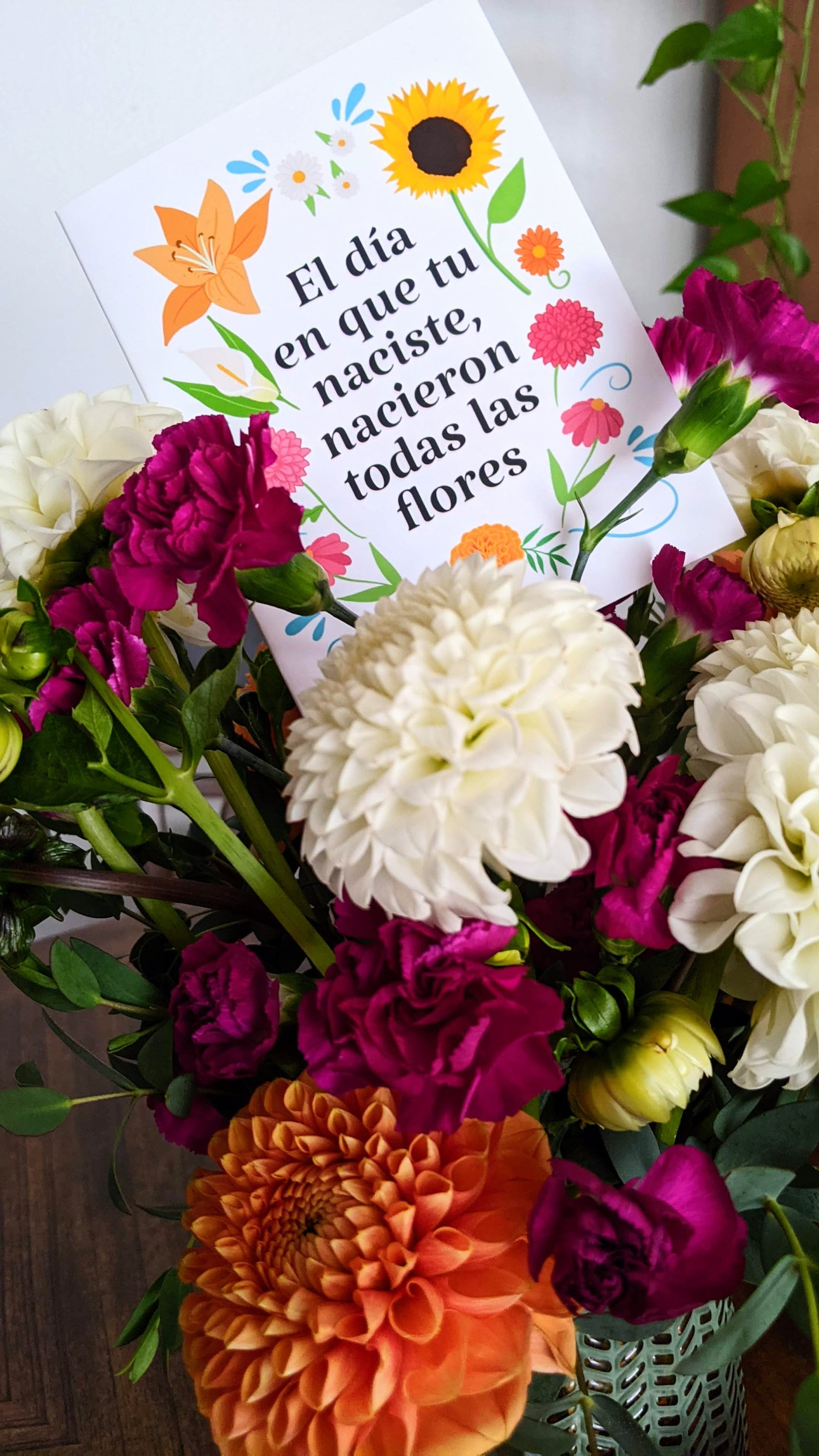 Feliz Cumpleaños Greeting Card Spanish Birthday Card Happy - Etsy