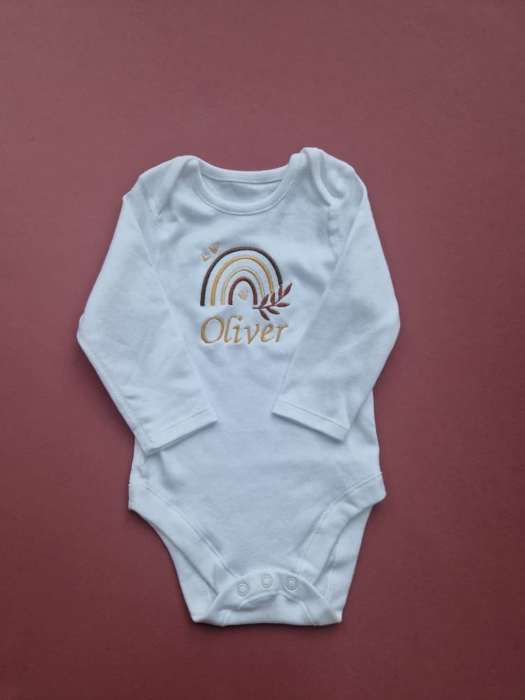 Personalised Name / Embroidered Baby Clothes / Toddler Outfit / Baby ...