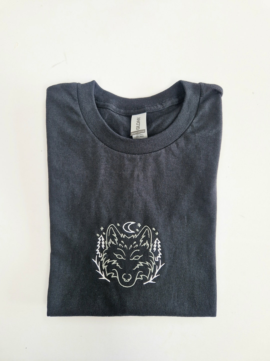 Black Wolf T-shirts Custom Design Unisex T-shirts Wolf T-shirts ...