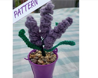 Lavender Crochet Pattern Instructions PDF - Etsy Canada
