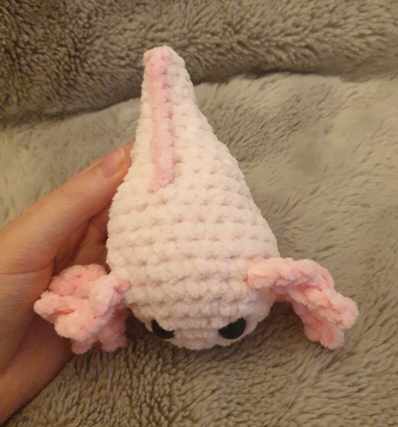 Cute Crochet Axolotl Amigurumi Pattern, Beginners Crochet Pattern ...