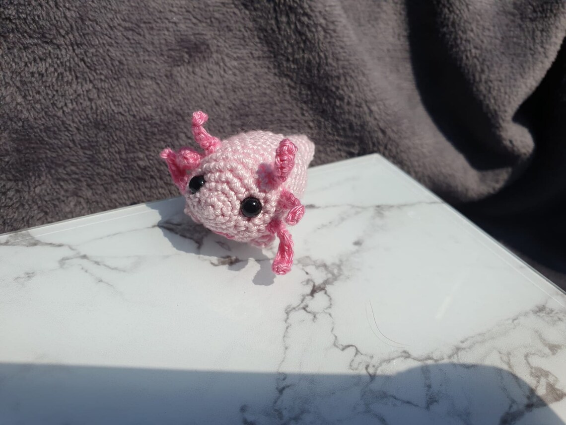 Cute Crochet Axolotl Amigurumi Pattern Beginners Crochet - Etsy