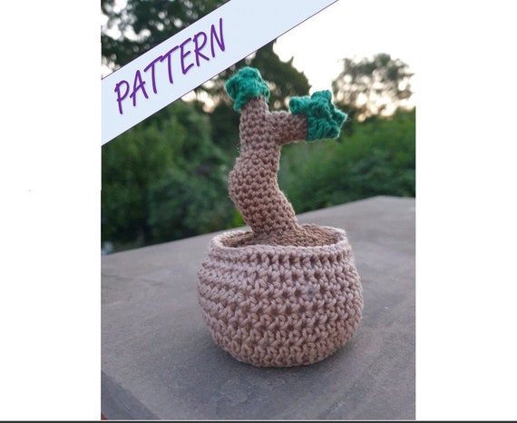 Crochet Bonsai Tree Pattern Amigurumi Beginners Crochet - Etsy