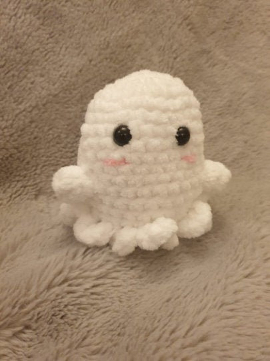 Cute Fluffy Crochet Ghost Pattern Amigurumi Ghost Plush - Etsy