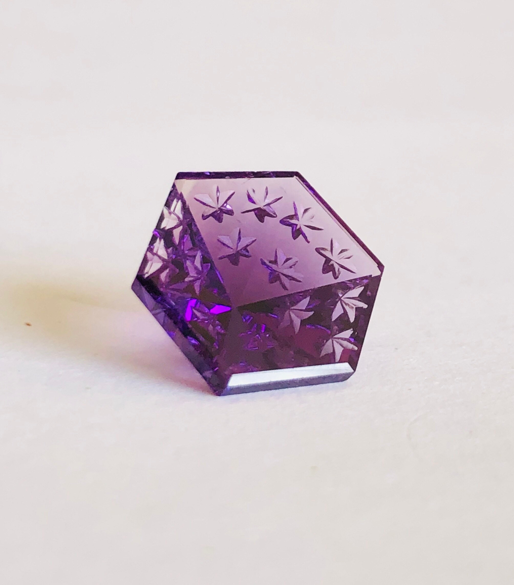 Amazing Star Carved 100 % Natural African Amethyst Carved - Etsy