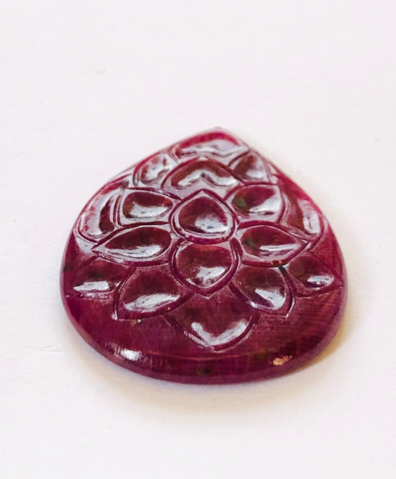 Certified Ruby 100% Natural Ruby Designer Carving Special - Etsy UK